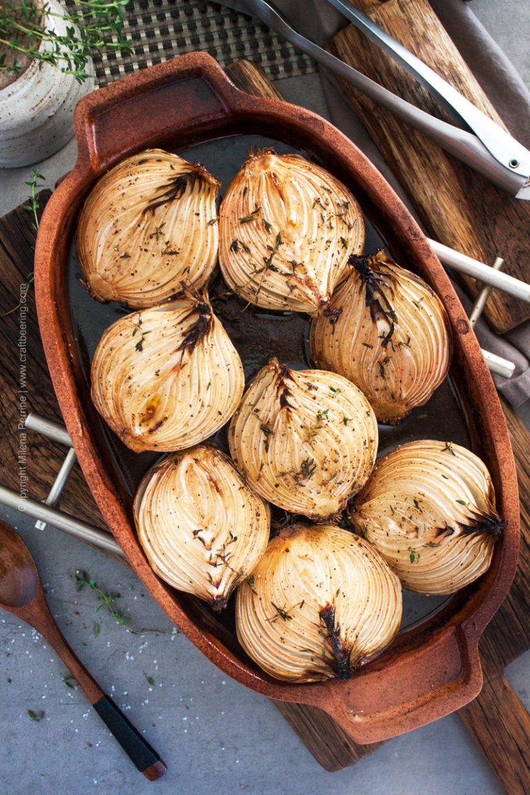 Roasted Onions with Balsamic and Thyme