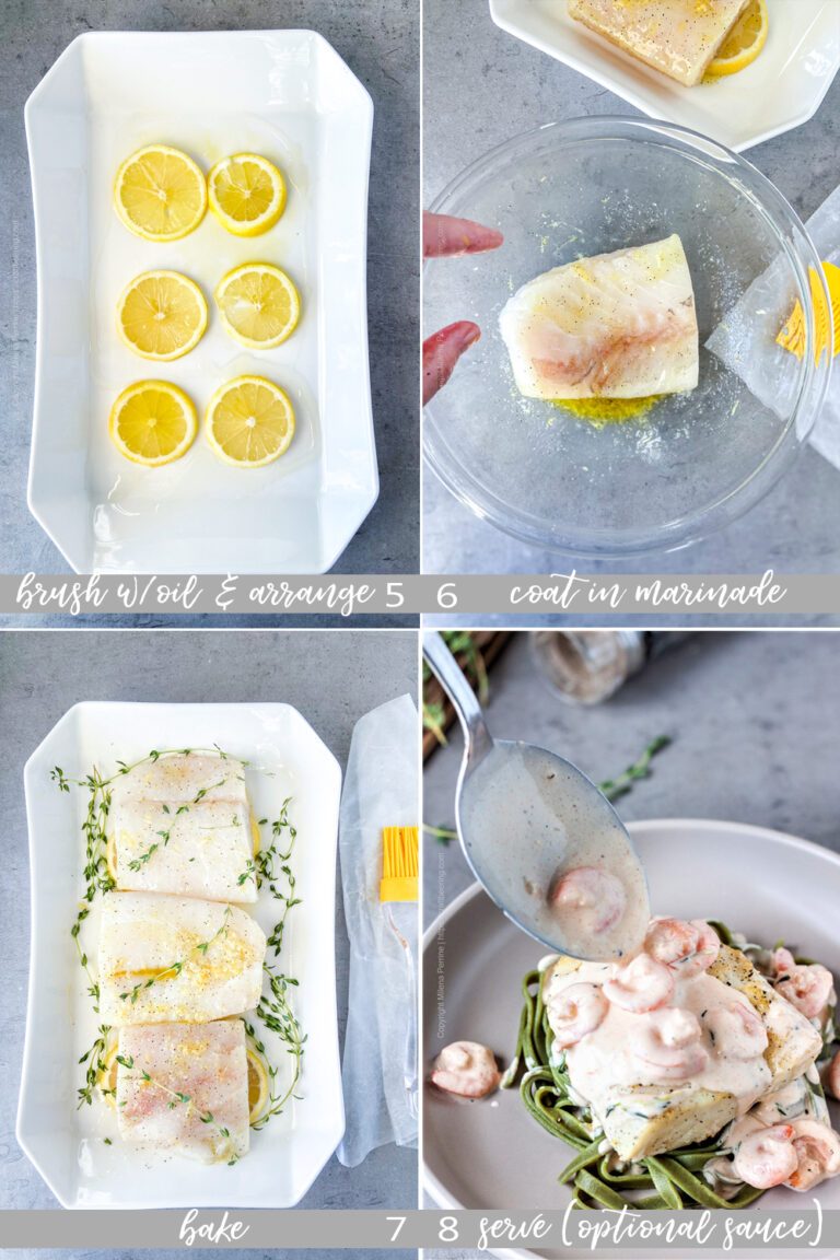 Easy Baked Cod Fillets (Lemon Thyme with Optional Pan Sauce)