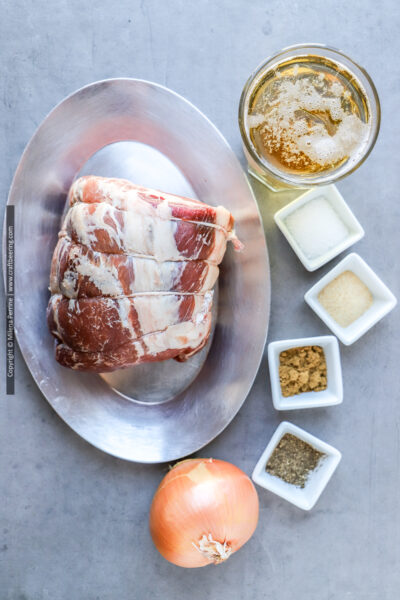 Coppa Meat Pork Neck Roast (aka Pork Collar Roast)
