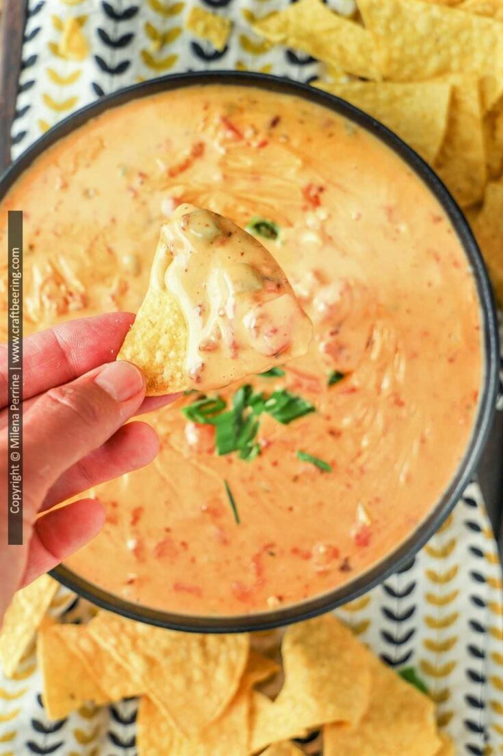 Smoked Queso Dip with Chorizo