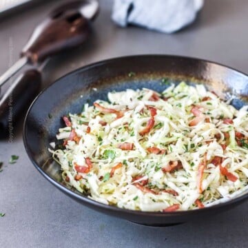 Traditional Krautsalat (German Coleslaw /Cabbage Salad)